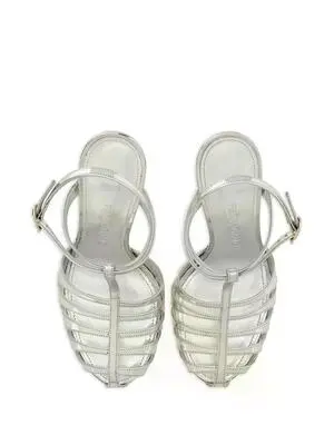 FERRAGAMO 90mm Cage Stiletto Sandals