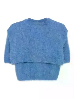 Monse Knitted Scarf Top