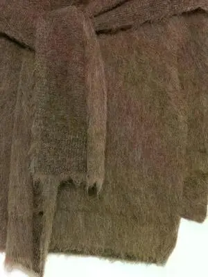 Monse Knitted Scarf Top With Polo Collar