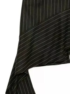 Monse Deconstructed Striped Skirt - Brown