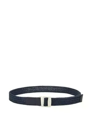 FERRAGAMO Gancini Buckle Belt - Blue