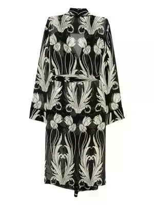 Monse Piped Robe Coat