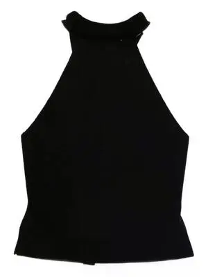 Monse Twisted Roll Neck Top