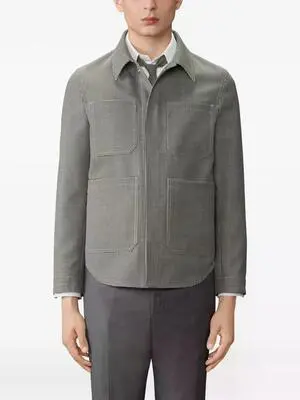 Thom Browne Houndstooth Shirt Jacket