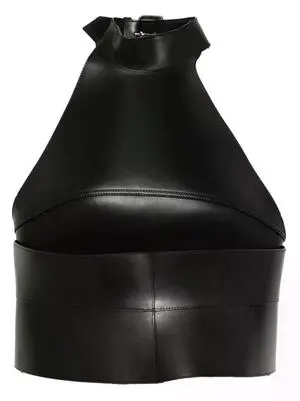 Monse Leather Halter Top