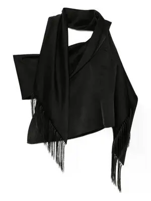 Monse Asymmetric Scarf Top
