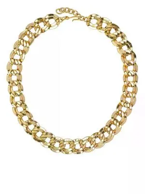 MONET 1980s Curb Chain Necklace - Gold