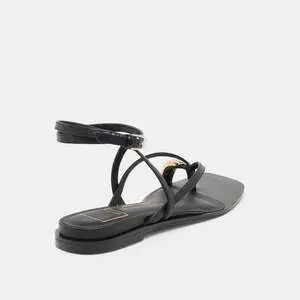 DOLCEVITA Tyrice Strappy Leather Sandals - Black Leather