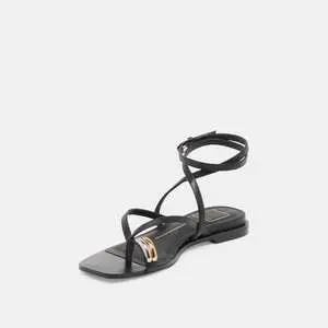 DOLCEVITA Tyrice Strappy Leather Sandals - Black Leather
