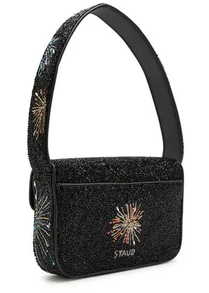 Staud Tommy Firework Beaded Shoulder Bag