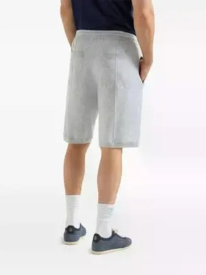 Brunello Cucinelli Logo-embroidered Shorts - Grey