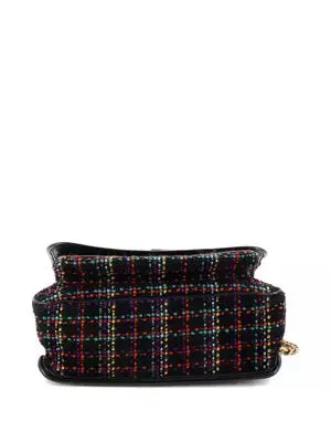 Saint Laurent Niki Chain Flap Bag Matelasse Chevron Tweed Medium