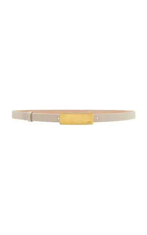 Khaite Berlin Leather Belt - White