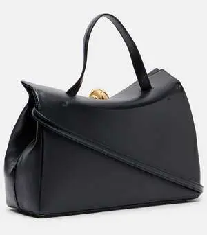 Jacquemus Valerie Small Leather Top-handle Bag - Black