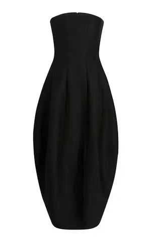 Khaite Strapless Silk Blend Maxi Dress