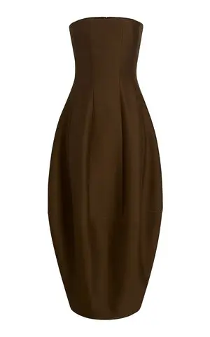 Khaite Stela Maxi Dress - Olive