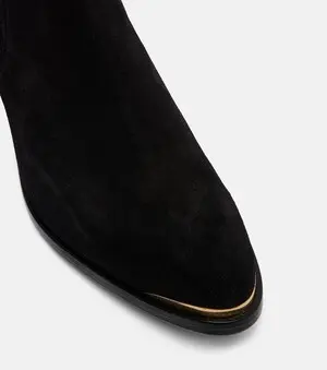Isabel Marant Étoile Delano 35 Suede Ankle Boots - Black