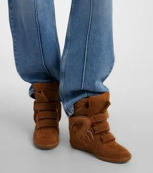 Isabel Marant Étoile Bekett Suede High-top Sneakers