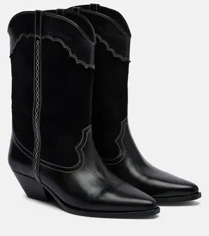 Isabel Marant Étoile Duerte 40 Cowboy Boots - Black