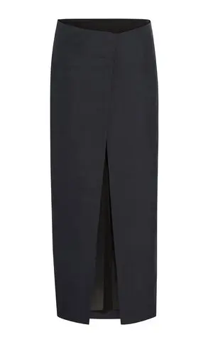 Khaite Tal Linen Skirt