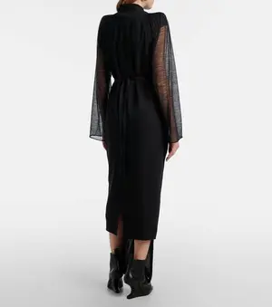 Rick Owens Cyclops Wool Wrap Coat