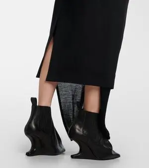Rick Owens Cyclops Wool Wrap Coat