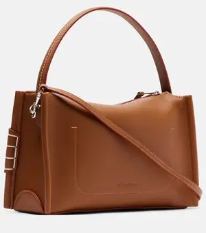 JW Anderson Loafer Leather Top-handle Bag - Brown