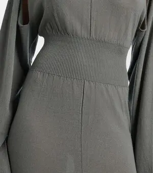 Rick Owens Virgin Wool Maxi Dress