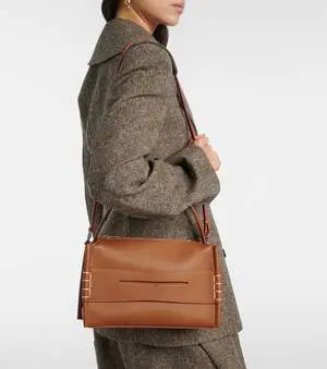 JW Anderson Loafer Leather Top-handle Bag - Brown