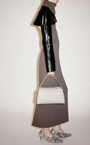 Khaite Onno Plonge Leather Jacket