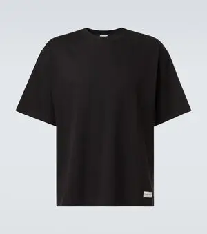 Saint Laurent Cotton-blend T-shirt - Black