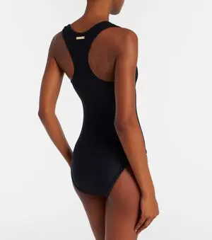 Heidi Klein Racerback Swimsuit - Black