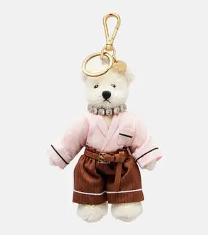 Prada Teddy Bear Bag Charm - Multicoloured