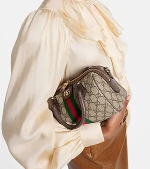 Gucci Ophidia Gg Top-handle Bag - Multicoloured