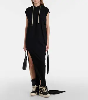 Rick Owens Geobasket Leather Sneakers - Black