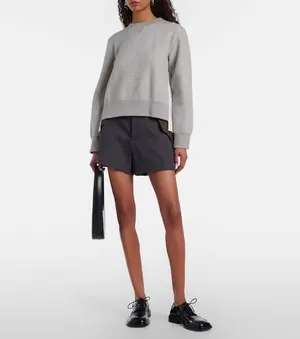 Sacai Cotton-blend Sweatshirt