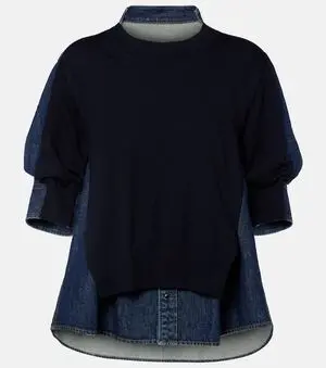 Sacai Layered Denim Shirt