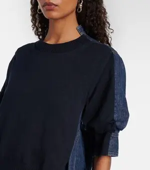Sacai Layered Denim Shirt