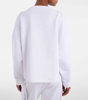 Alaïa Cotton Sweatshirt - White