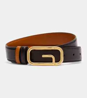 Gucci Reversible Leather Belt - Brown