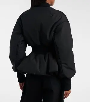 Alaïa Peplum Bomber Jacket