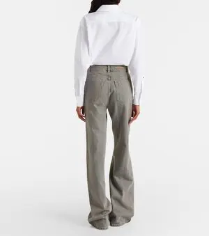 Max Mara Colibri High-rise Flared Jeans - Grey