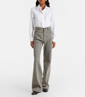 Max Mara Colibri High-rise Flared Jeans - Grey