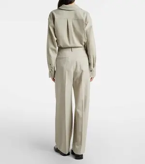 Victoria Beckham High-rise Wide-leg Trousers