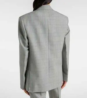 Victoria Beckham Virgin Wool Double-breasted Blazer