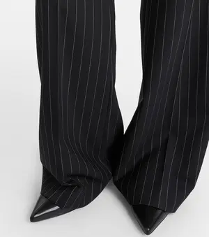 Sportmax Visino Flared Wool-blend Pants