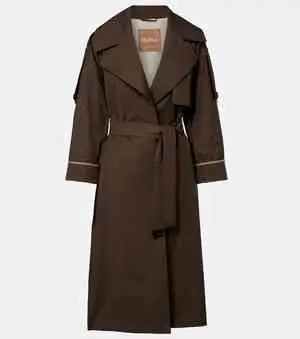 Barley Brown Trench Coats
