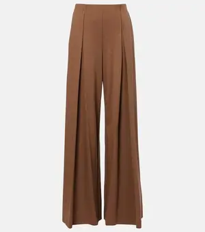 Max Mara Cocco Wide-leg Pants - Brown