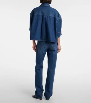 Givenchy Oversized Denim Shirt - Blue