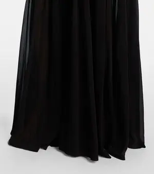 Simkhai Strapless Tulle Maxi Dress - Black